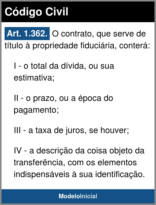 Artigo 1.362 - Código Civil / 2002