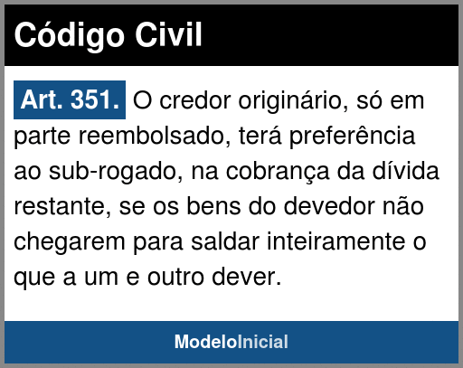 Artigo 351 - Código Civil / 2002
