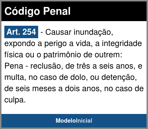 Artigo 254 - Código Penal / 1940