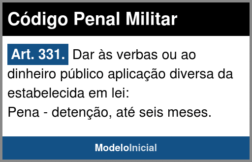 Artigo 331 - CPM / 1969