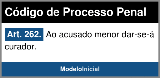 Artigo 262 - CPP / 1941
