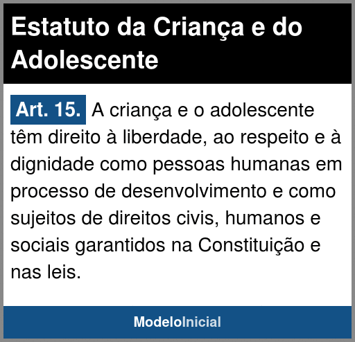 Artigo 15 - ECA / 1990