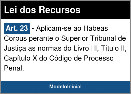 Artigo 23 - Lei dos Recursos / 1990